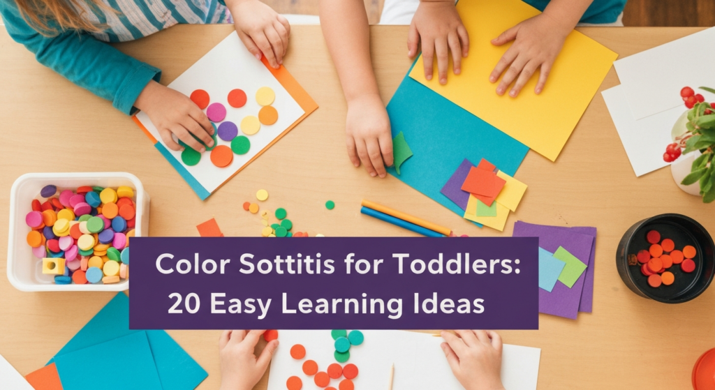 Color Sorting Activities for Toddlers: 20 Easy Learning Ideas ...