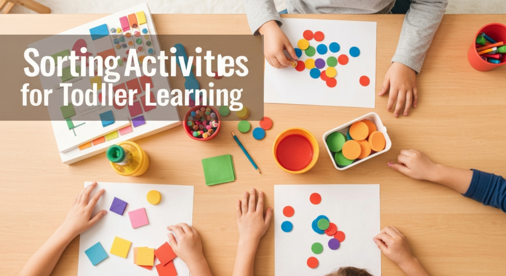 Sorting Activities for Toddler Learning - tinyhandscreate.com